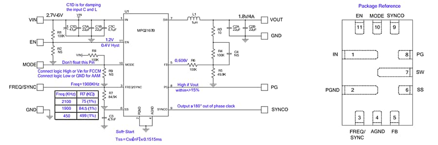 EV2167B-D-00A Buck Converter Evaluation Board - MPS | Mouser